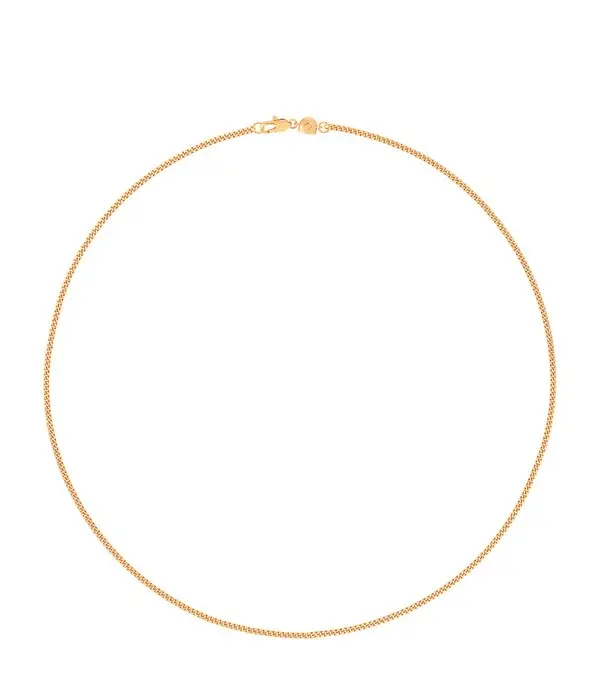 ASTRID & MIYU Plated Curb Chain Necklace - Gold