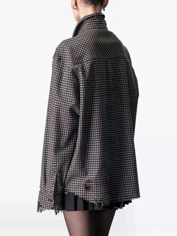 ARTICLE TEN Check-pattern Shirt