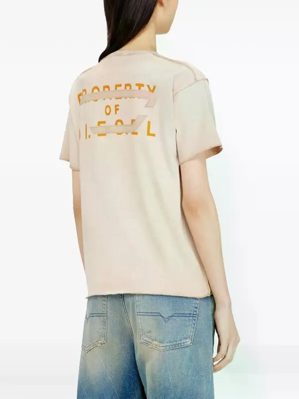 DIESEL® Logo-print T-shirt - Neutrals