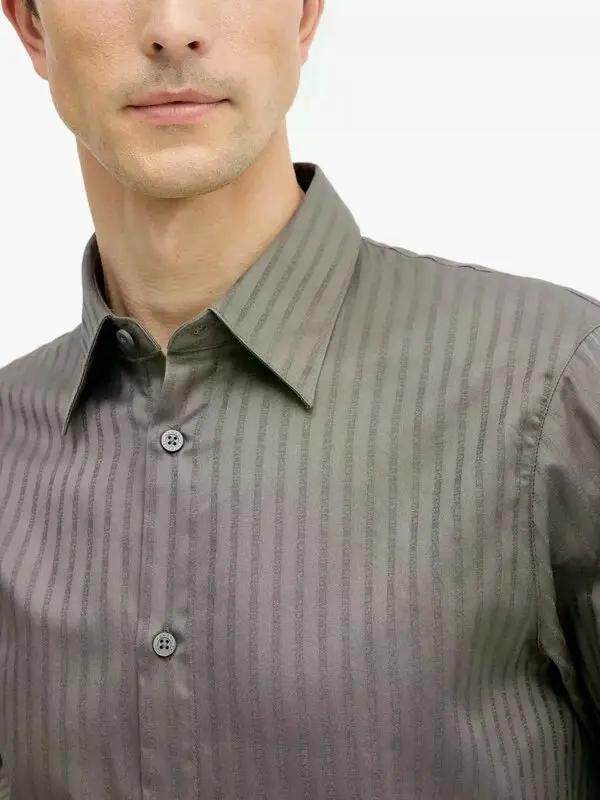 Armani Exchange Striped Buttoned Shirt