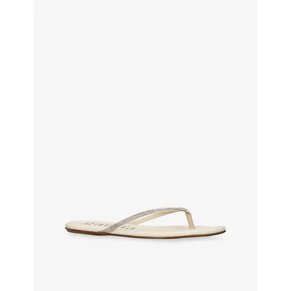 PEDRO GARCIA Panabel Satin Flat Sandals