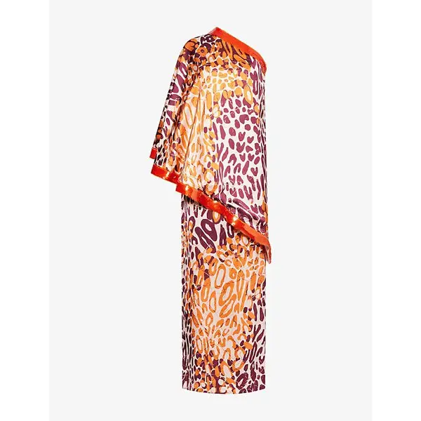 DIMA AYAD Printed Woven Maxi Dress
