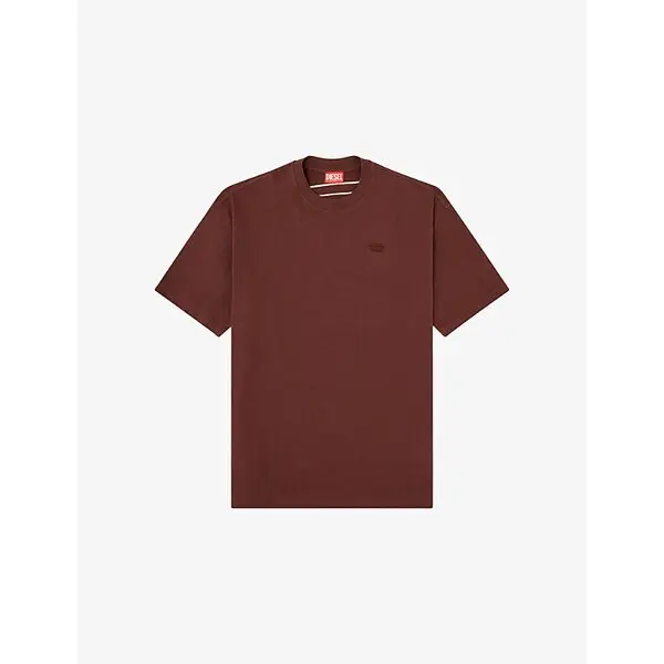 DIESEL® T-boggy-megoval-d Branded Cotton-jersey T-shirt