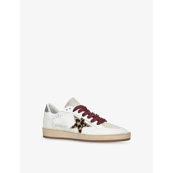 GOLDEN GOOSE Ball Star Leather Trainers - White/comb