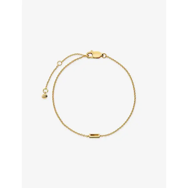Monica Vinader Initial I Vermeil Bracelet - Gold