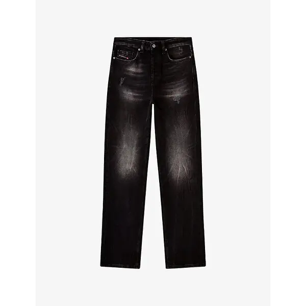 DIESEL® 2001 D-macro 0bebb Wide-leg Denim Jeans - 02