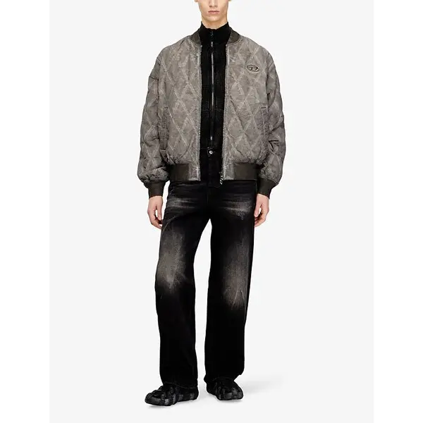 DIESEL® 2001 D-macro 0bebb Wide-leg Denim Jeans - 02