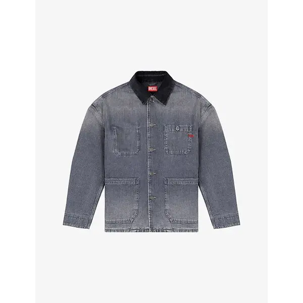 DIESEL D-stack-u-l Faded Denim Jacket