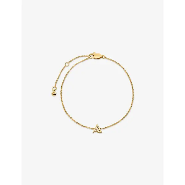 Monica Vinader Initial Chain Bracelet - Gold