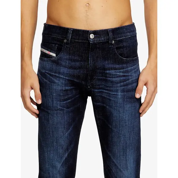 DIESEL® D-strukt 0adbl Slim-leg Denim Jeans - 01