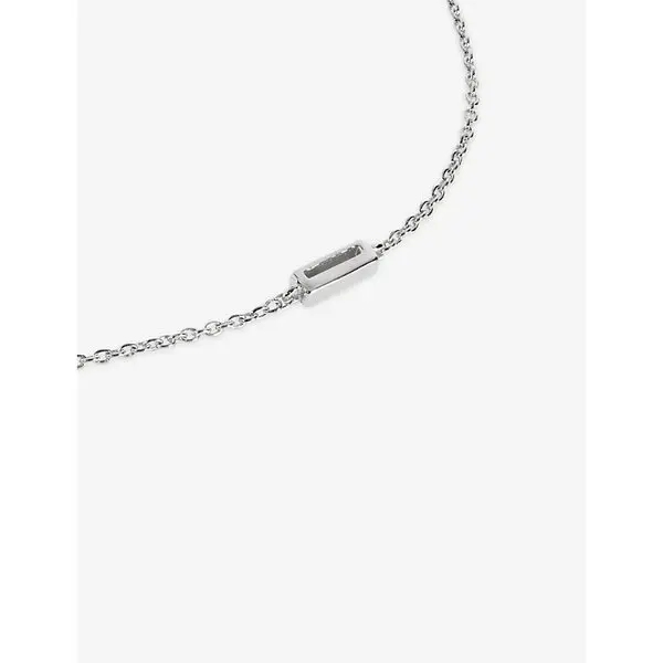 Monica Vinader Initial I Sterling- Bracelet - Silver