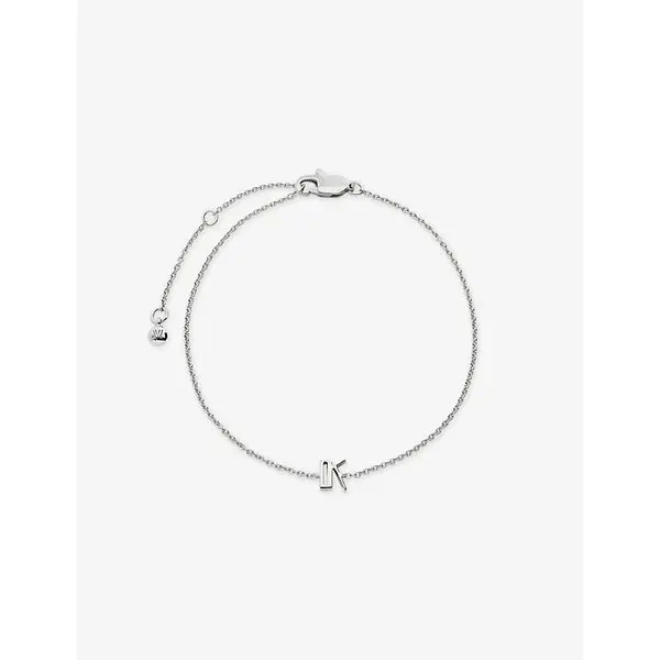 Monica Vinader Initial K Sterling- Bracelet - Silver