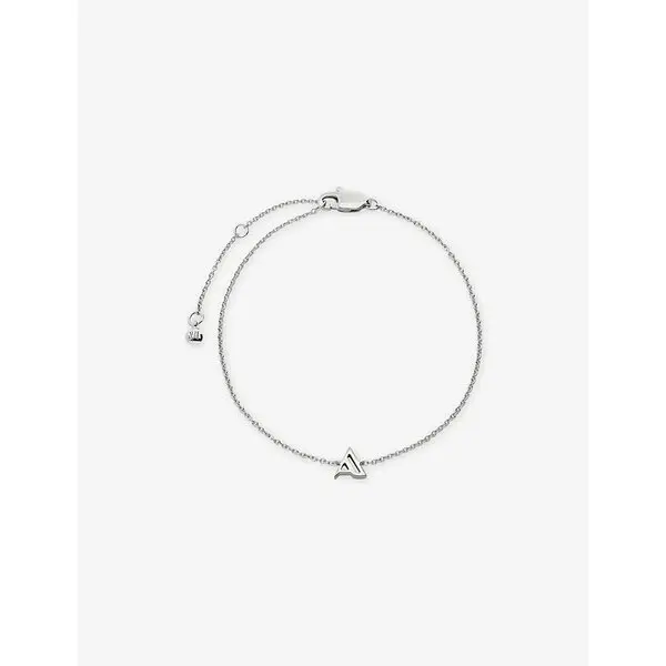Monica Vinader Initial Chain Bracelet - Silver