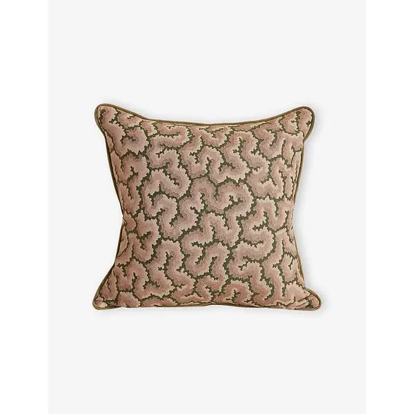 SOHO HOME Lophelia Square Woven Cushion - Pink