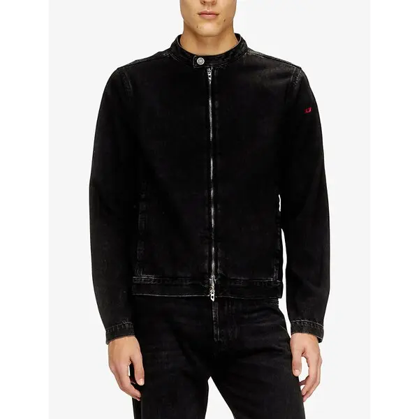 DIESEL® D-glory Branded Denim Jacket - 02