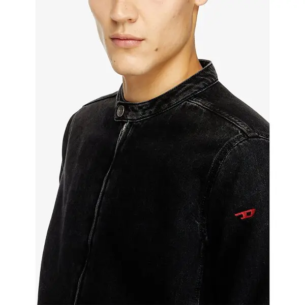 DIESEL® D-glory Branded Denim Jacket - 02