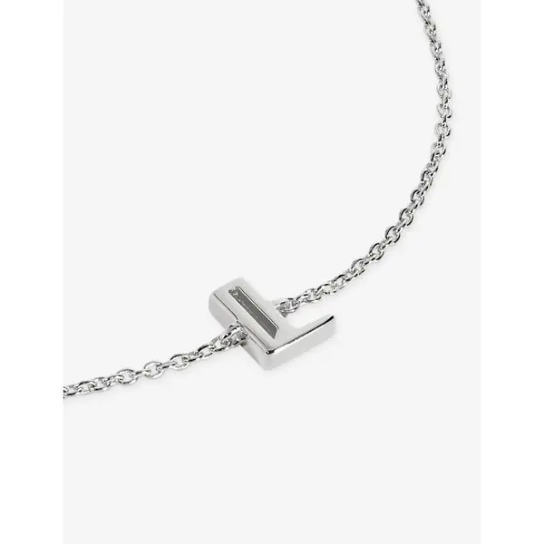 Monica Vinader Initial L Sterling- Bracelet