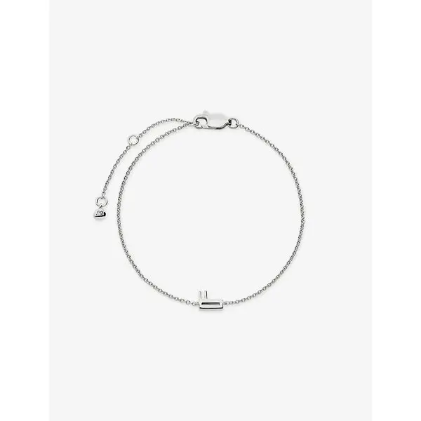 Monica Vinader Initial Chain Bracelet - Silver
