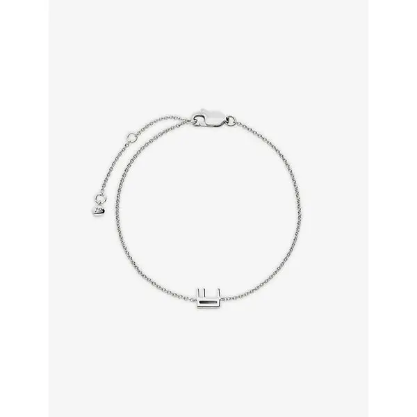 Monica Vinader Initial Chain Bracelet - Silver