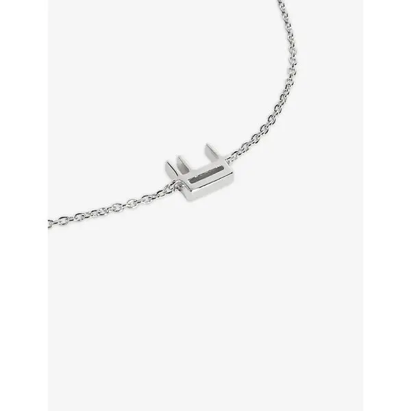 Monica Vinader Initial Chain Bracelet - Silver