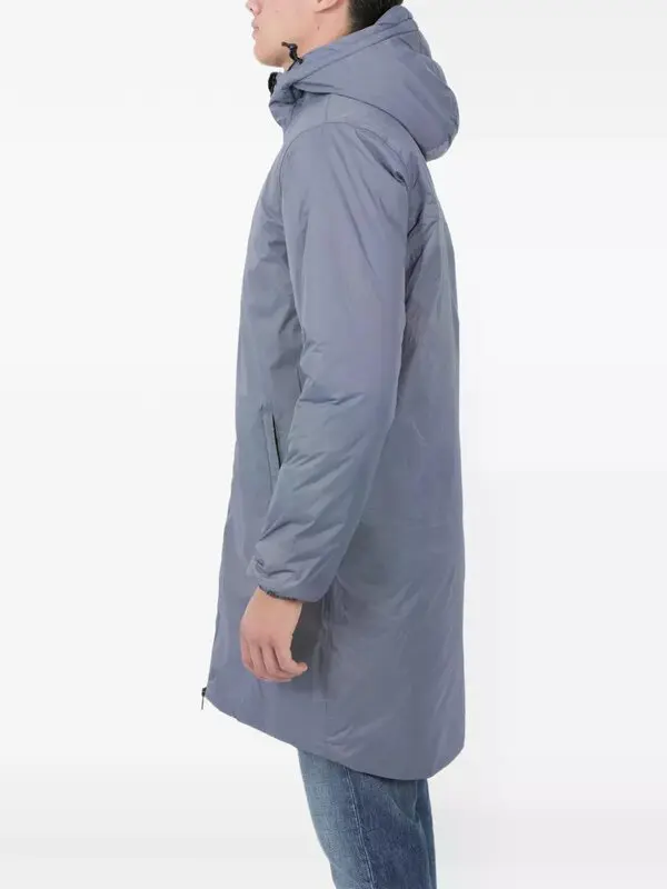 K-WAY Le Vrai 3.0 Eiffel Orsetto Hooded Coat - Grey