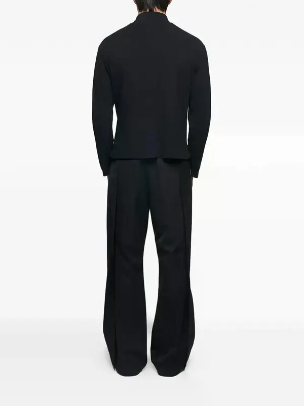 O.FILES Half-zip Long Sleeve T-shirt
