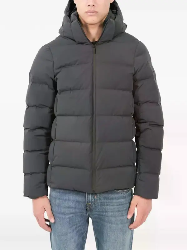 RRD Quilted Hooded Jacket - Grey