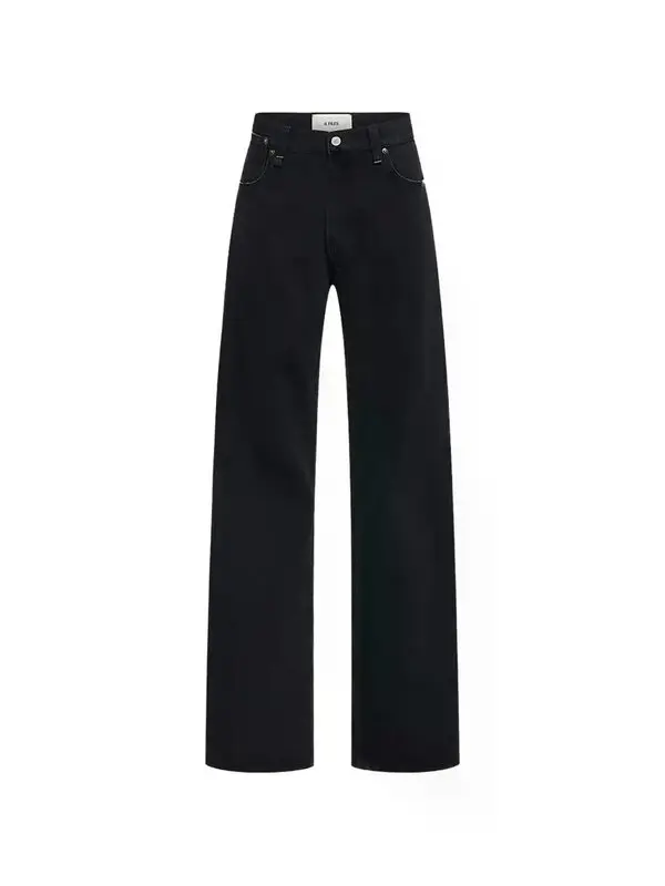 O.FILES Cotton Straight Leg Jeans