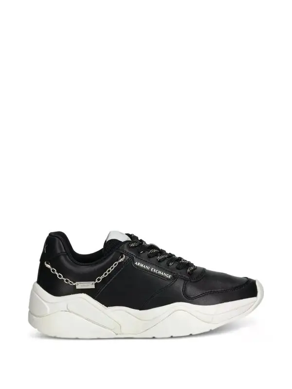Armani Exchange Chain-embellished Sneakers
