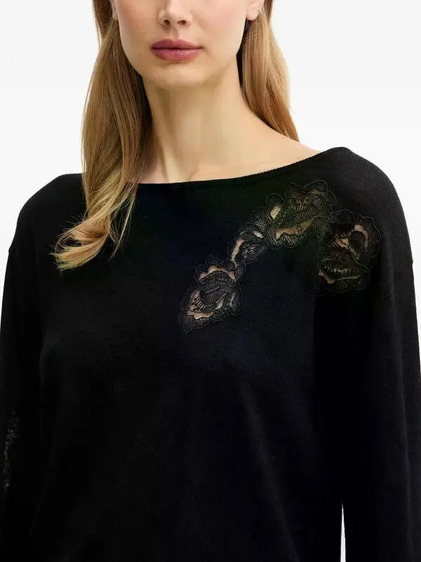 BLUGIRL Lace Floral Sweater