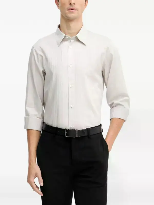 Armani Exchange Button-fastening Striped Shirt