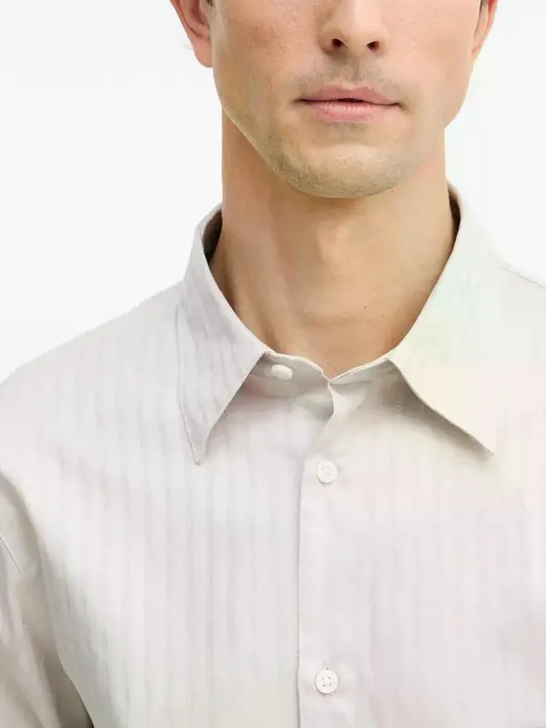 Armani Exchange Button-fastening Striped Shirt
