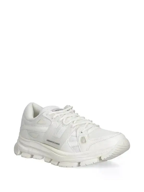Armani Exchange Round-toe Lace-up Sneakers