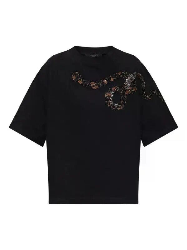 ALLSAINTS Ouros Amelie T-shirt - Black