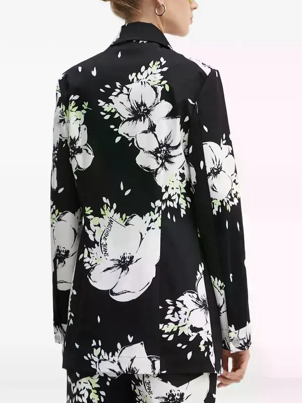 Moschino Floral-print Denim Jacket