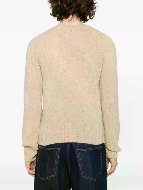 JW Anderson Logo-embroidered Jumper - Neutrals