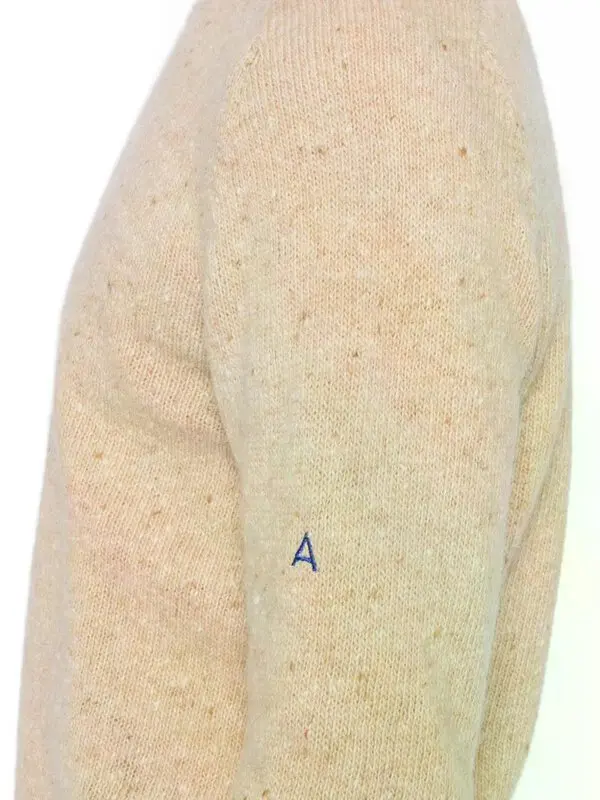 JW Anderson Logo-embroidered Jumper - Neutrals