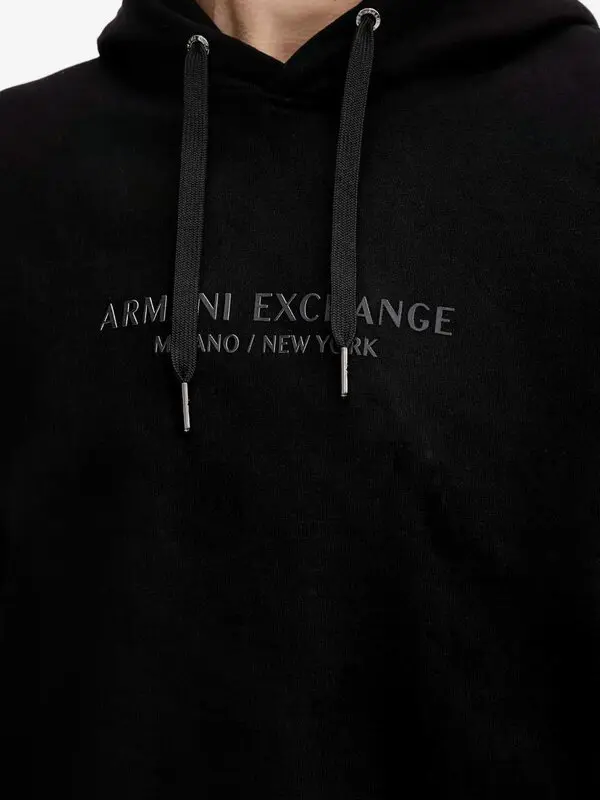 Armani Exchange Long-sleeve Hoodie With Logo Detail