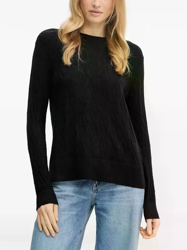 Armani Exchange Textured Knit Sweater