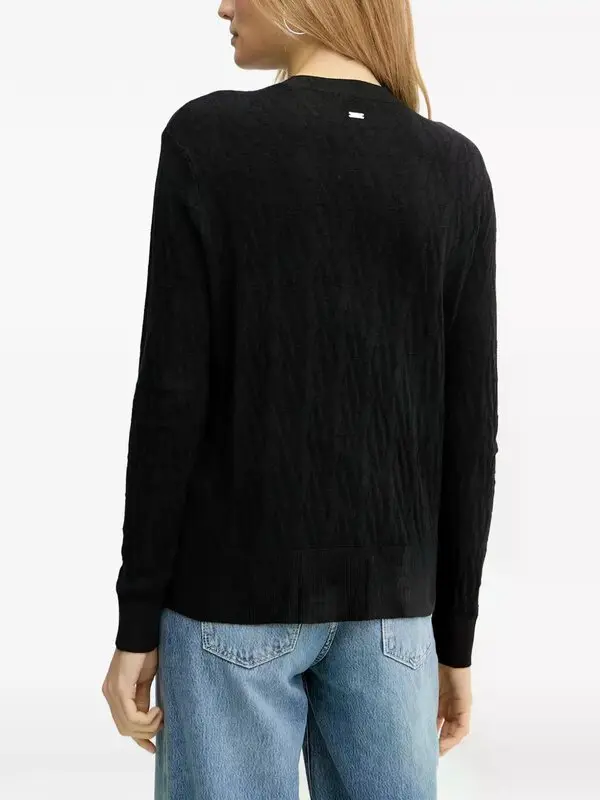 Armani Exchange Textured Knit Sweater