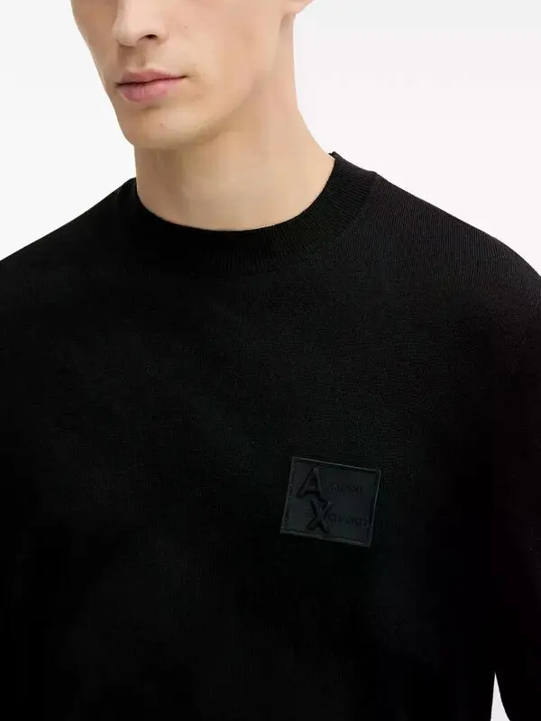 Armani Exchange Appliqué Crewneck Sweater
