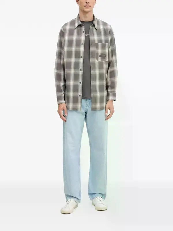Armani Exchange Check-pattern Pocket Shirt