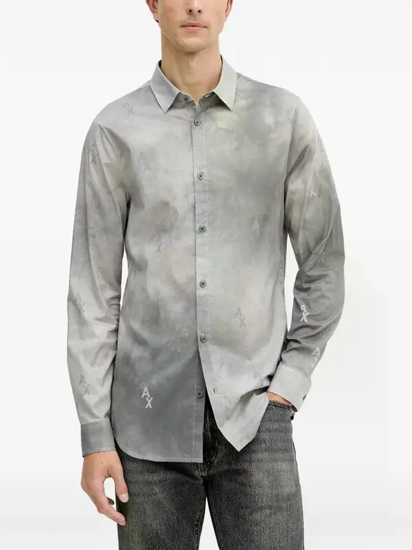 Armani Exchange Long-sleeve Button-fastening Shirt