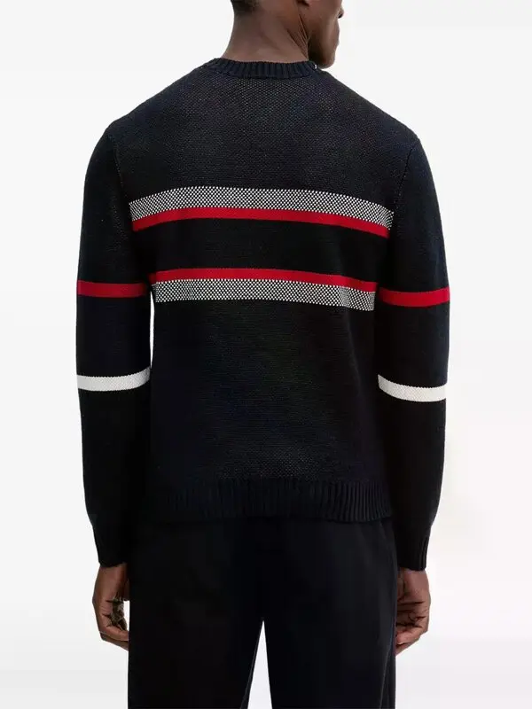 Armani Exchange Striped Crew-neck Sweater