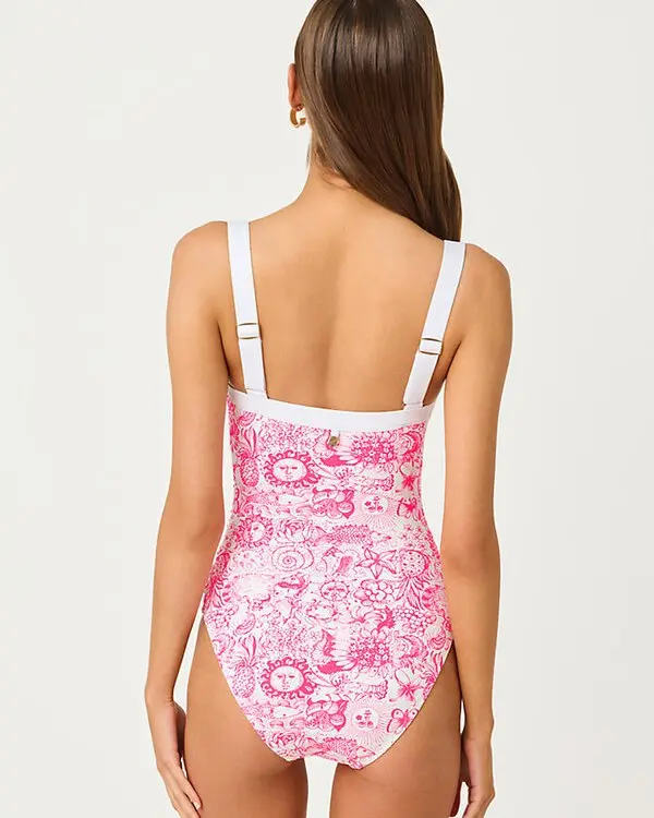 Lilly Pulitzer® Shirred One-piece Swimsuit