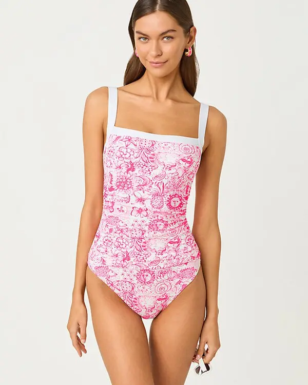 Lilly Pulitzer® Shirred One-piece Swimsuit