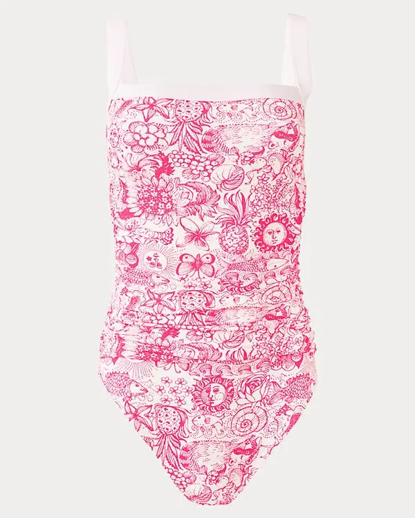 Lilly Pulitzer® Shirred One-piece Swimsuit