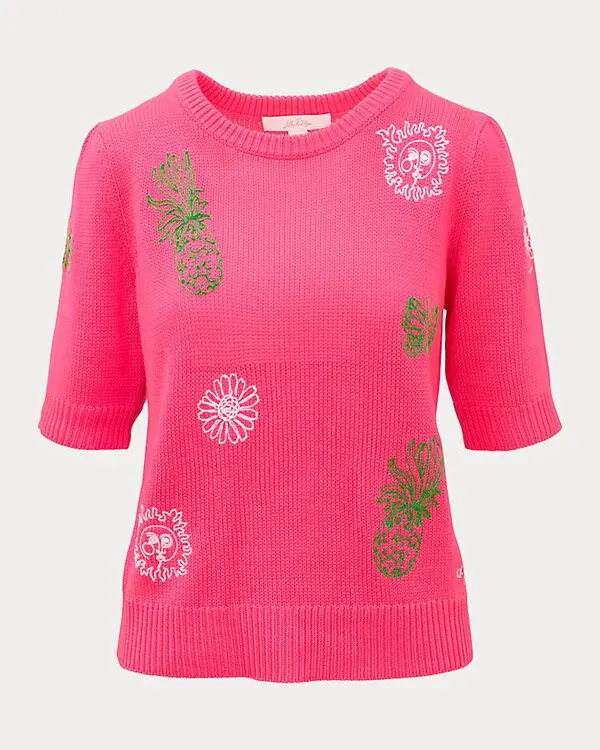 Lilly Pulitzer® Orton Embroidered Sweater