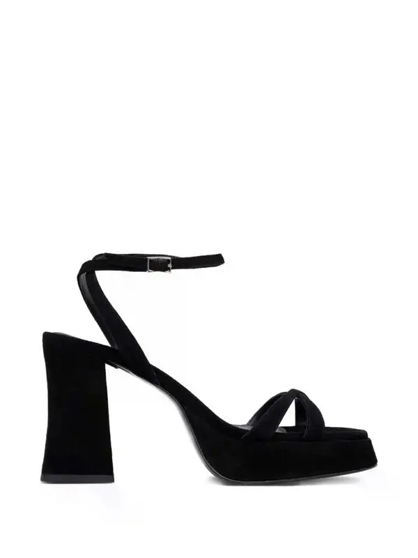 Hugo Heeled Suede Sandals