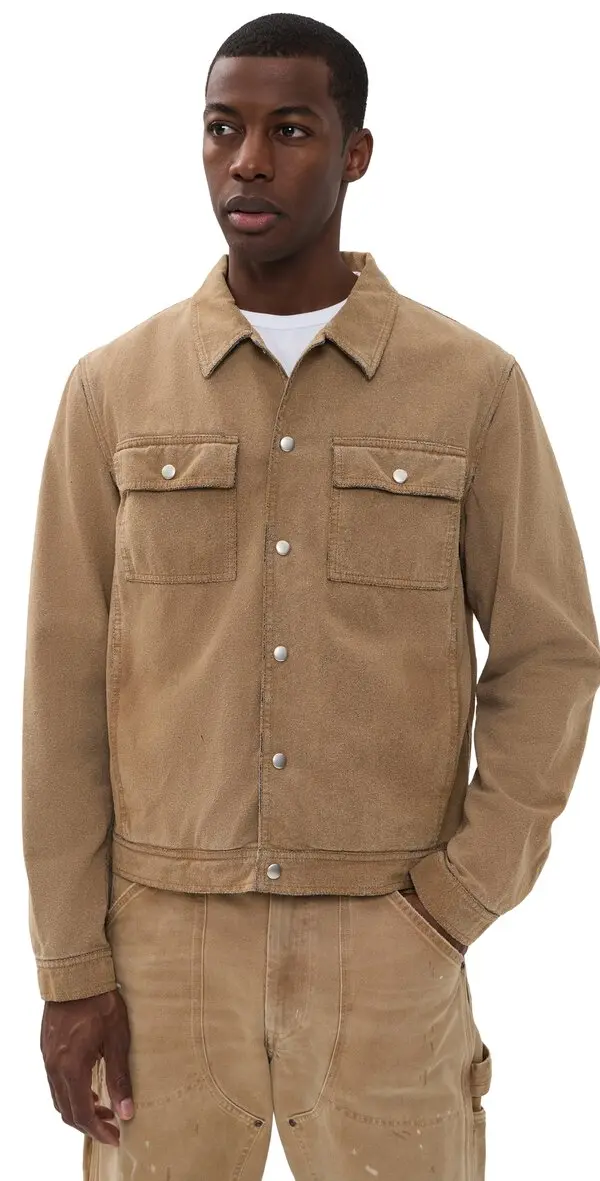 MAISON MARGIELA Faux Suede Sports Jacket
